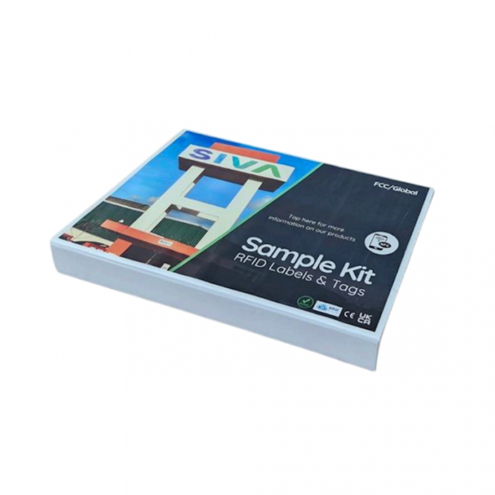 SIVA RFID SAMPLE KIT - Utvalg av RFID tags for testing | Tagtech Webshop